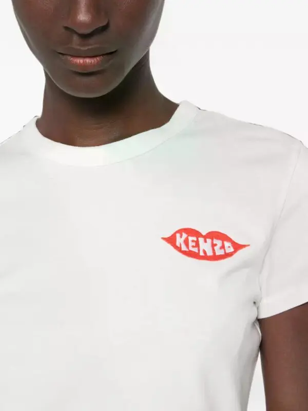 Kenzo Lips Embroidery T-shirt