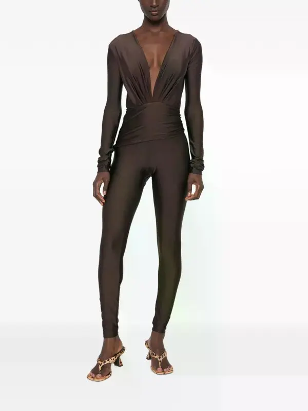 Andamane Zelda V-neck Jumpsuit With Cut-out Back