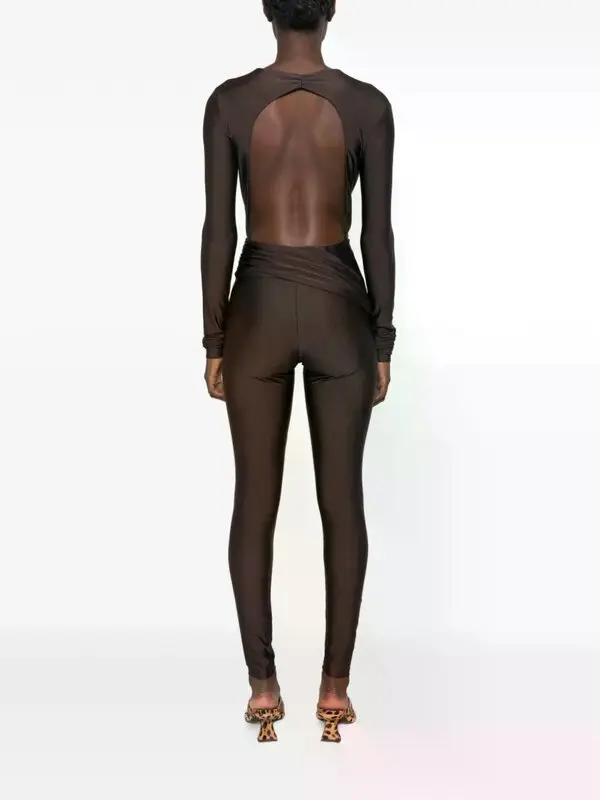 Andamane Zelda V-neck Jumpsuit With Cut-out Back