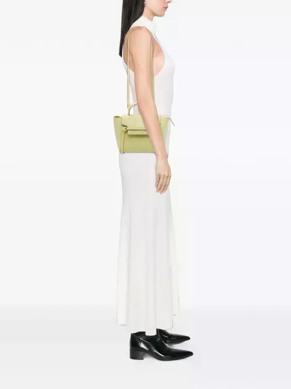 Celine 2017 Micro Grained Calfskin Belt Bag Satchel