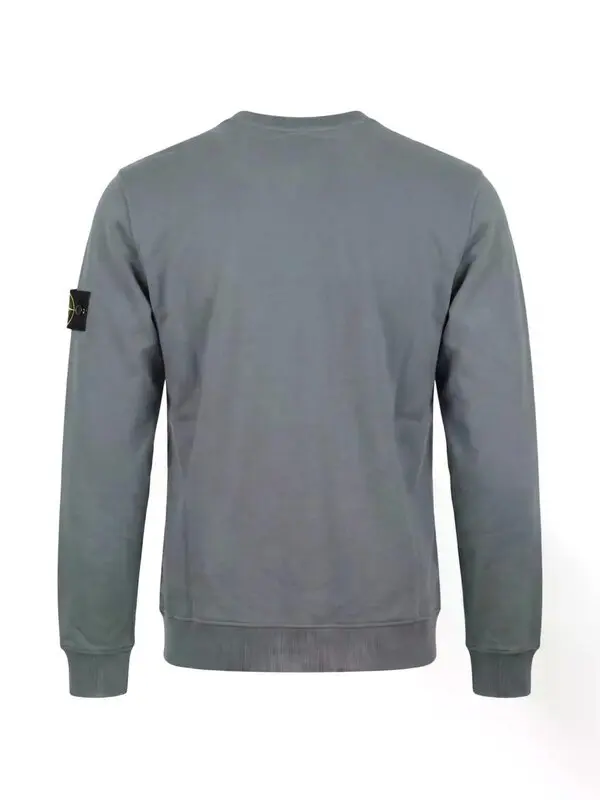 Stone Island Compass Logo-patch Sweater - Blue