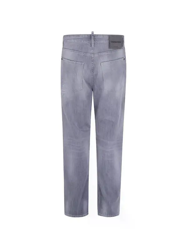 Dsquared2 Distressed Wide-leg Jeans
