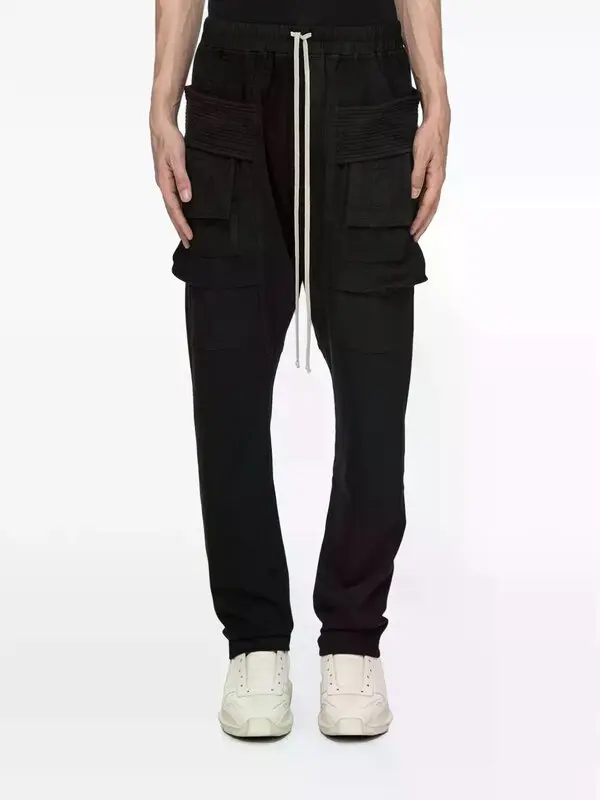 Rick Owens Drawstring Track Pants - Black