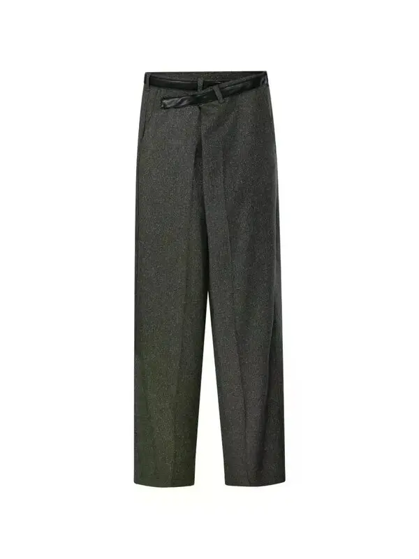 DARKPARK Belted Palazzo Pants