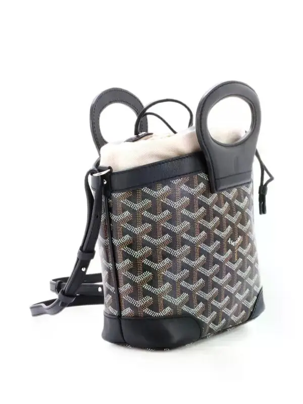 Goyard Beluga Mini Tote Bag In Coated Canvas - Black