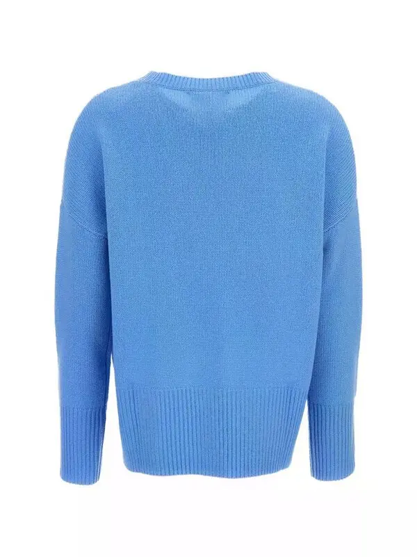 LISA YANG Crew-neck Cashmere Sweater - Blue