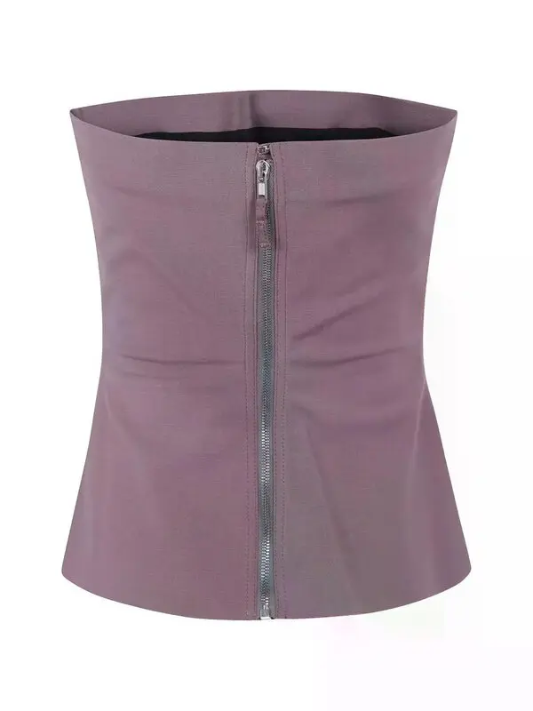 Rick Owens Strapless Exposed Seam Top