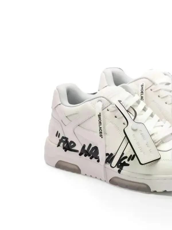 Off-White Out Of Office" Slogan Print Sneakers