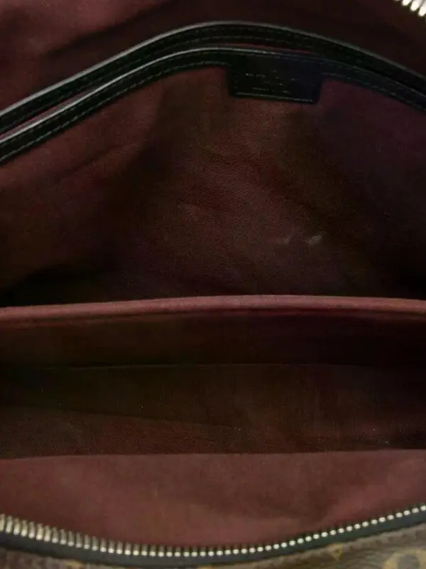 LOUIS VUITTON 2009 Monogram Macassar Soft Briefcase Business Bag