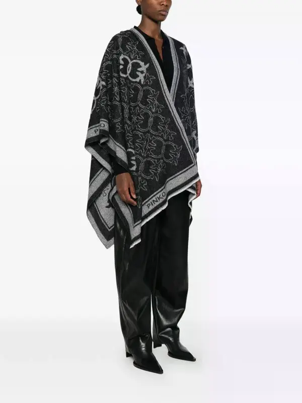Pinko Croazia Monogram-pattern Cape