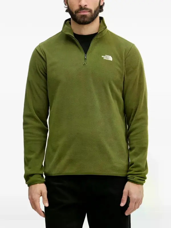 The North Face Embroidered Logo Half-zip Fleece