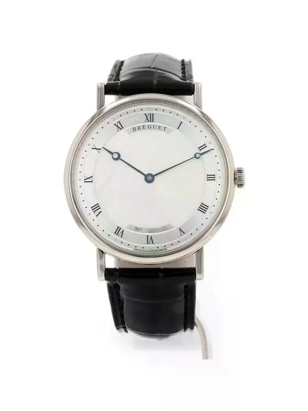 BREGUET Classique 38mm Watch With -tone Dial And Leather Strap