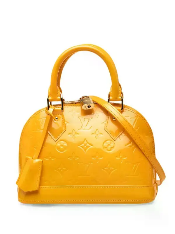 LOUIS VUITTON 2012 Monogram Vernis Alma Bb Satchel