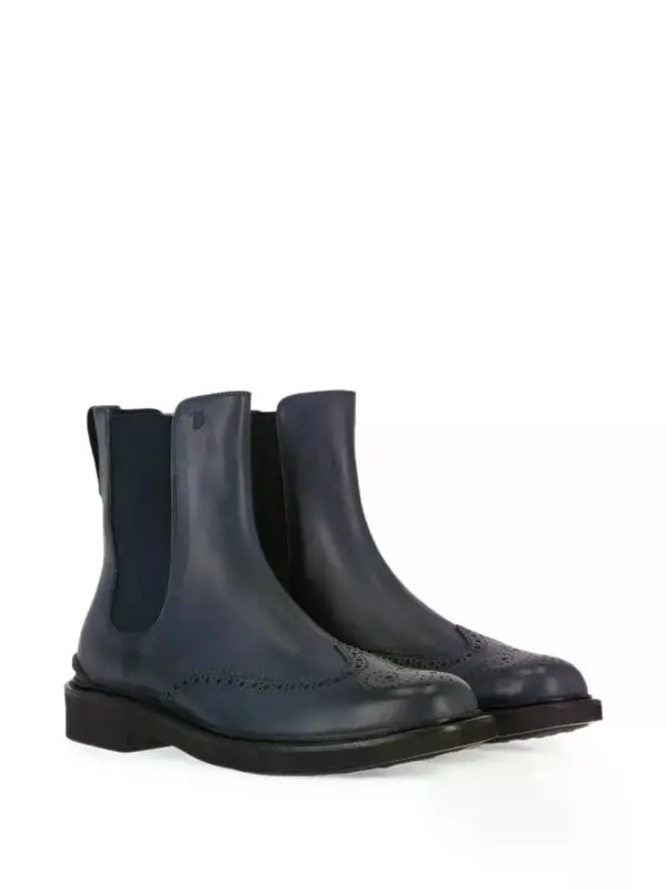 TOD'S Brogue Detail Chelsea Boots