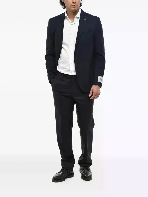Corneliani Cc Collection Single-breasted Patch-pocket Blazer