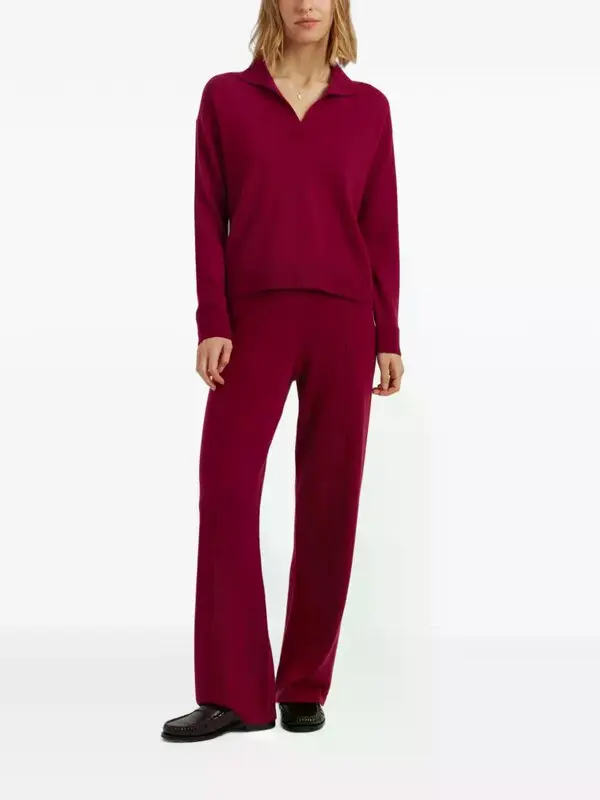 Chinti & Parker Collared Long-sleeve Sweater