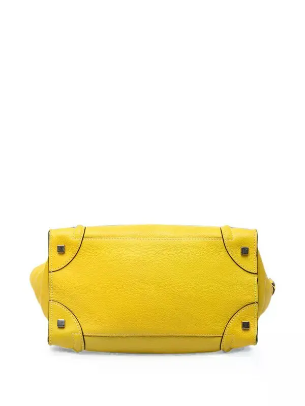 Celine 2011 Micro Leather Luggage Tote Bag