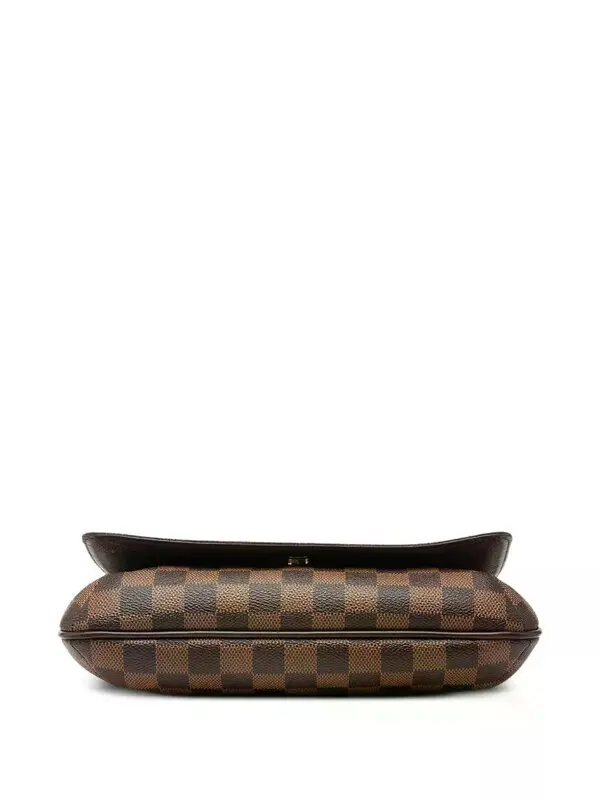 LOUIS VUITTON Damier Ebene Musette Tango Shoulder Bag