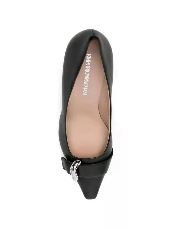 Emporio Armani Buckle Detail Pointed-toe Pumps
