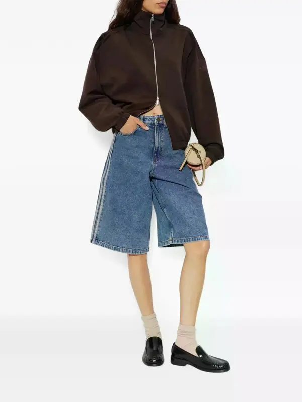 Adidas Zip-up Stand-up Collar Sweatshirt