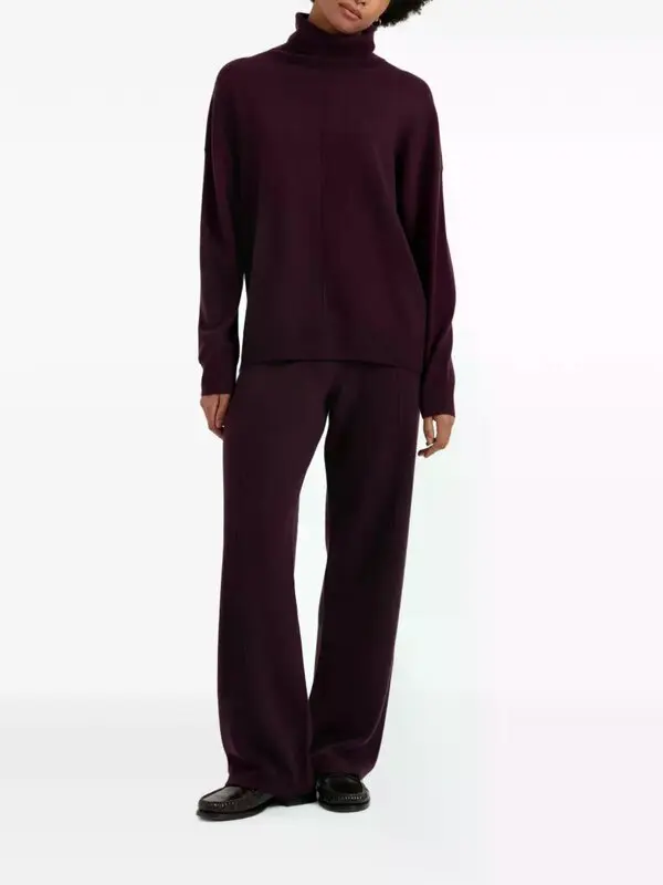Chinti & Parker Wide-leg Seam-detail Track Pants