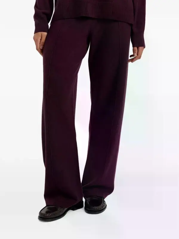 Chinti & Parker Wide-leg Seam-detail Track Pants