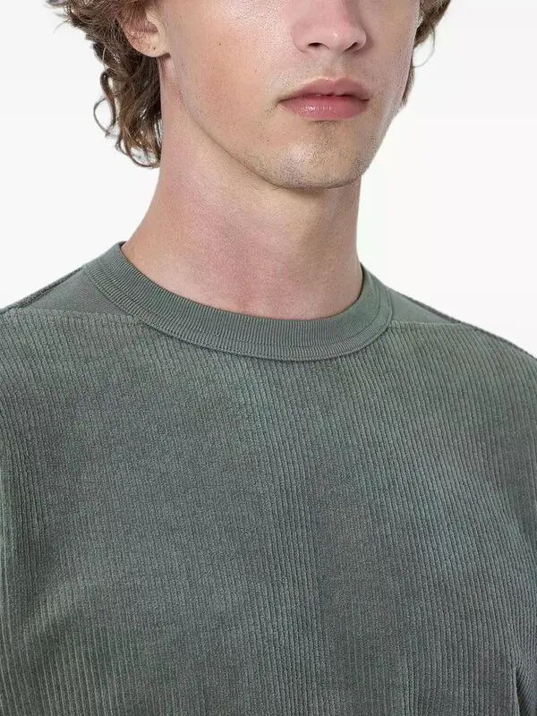Stone Island 156100030 Corduroy Logo-patch Sweatshirt