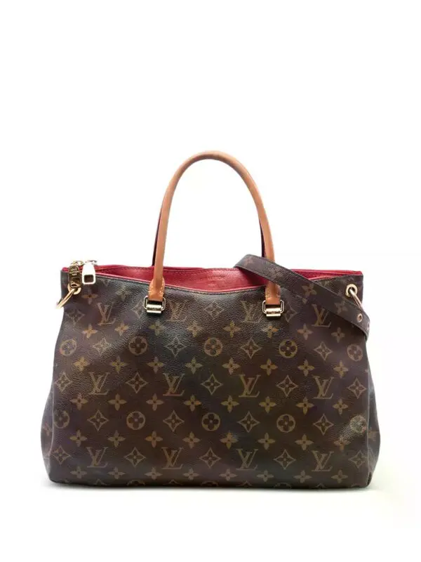 LOUIS VUITTON Monogram Canvas Pallas Mm Satchel - Brown