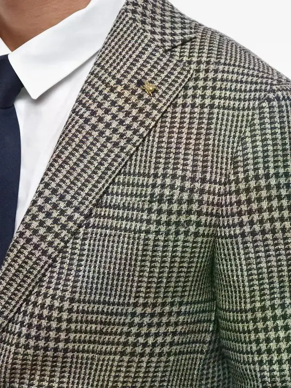 Corneliani Pied-de-poule Single-breasted Blazer