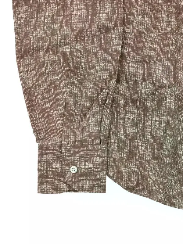 Corneliani Patterned Silk Shirt