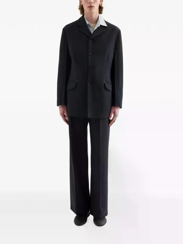 JIL SANDER Technical Crêpe Deconstructed Jacket