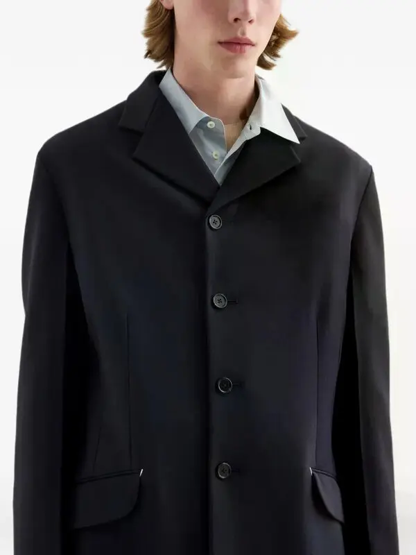 JIL SANDER Technical Crêpe Deconstructed Jacket