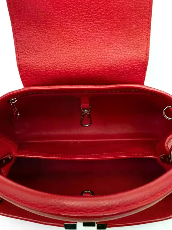 LOUIS VUITTON 2016 Taurillon Capucines Mm Satchel