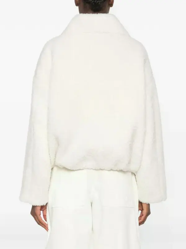 Sportmax Filtro Zip-fastening Jacket - White