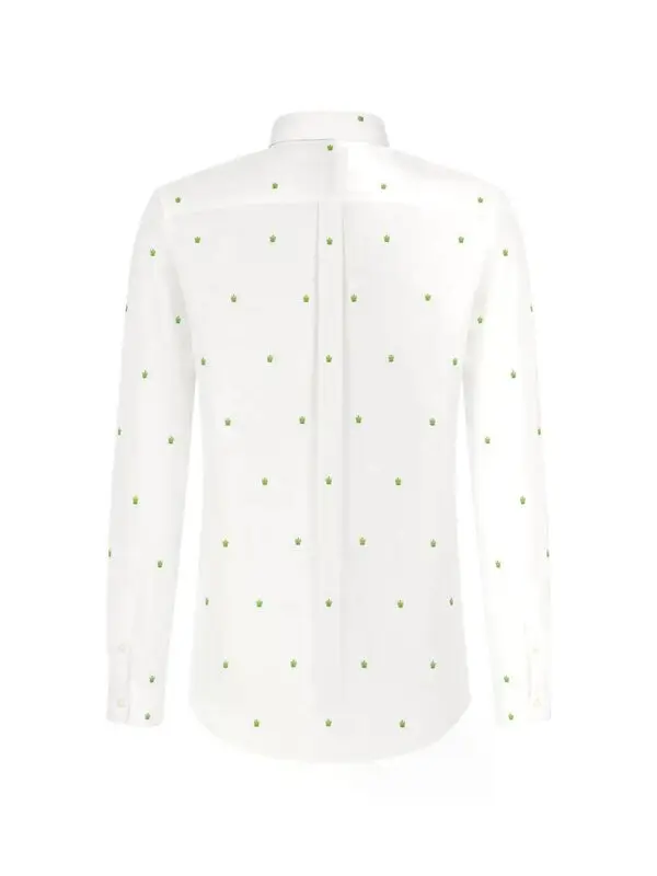 Paul Smith Apple-print Poplin Shirt