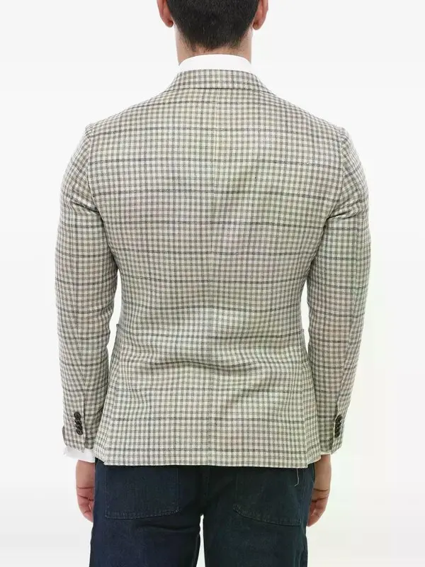 Corneliani Checked Single-breasted Blazer
