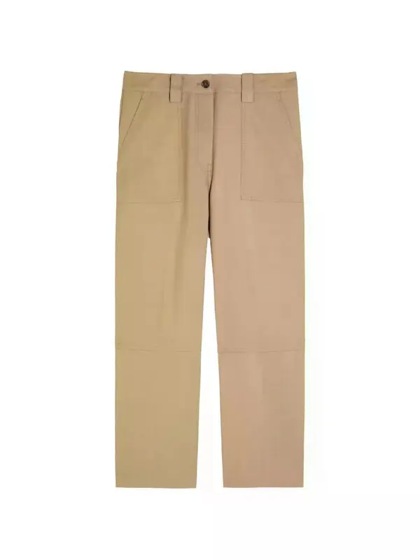 3.1 Phillip Lim Patch-pocket Straight-leg Trousers - Neutrals