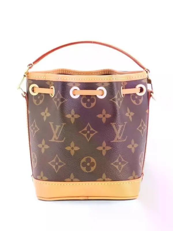 LOUIS VUITTON Noe Nm Handbag Monogram Canvas Nano Bucket Bag