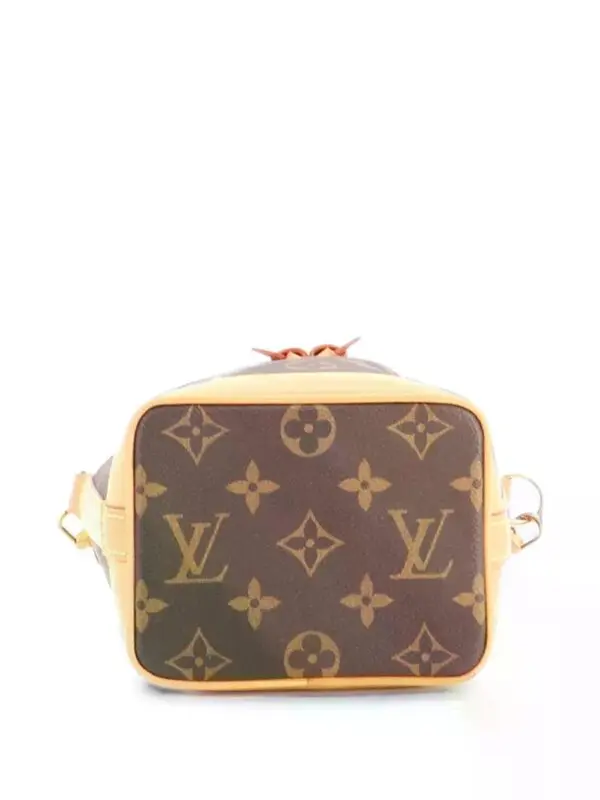 LOUIS VUITTON Noe Nm Handbag Monogram Canvas Nano Bucket Bag