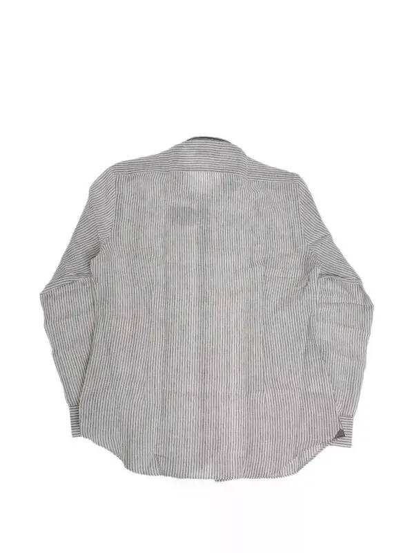 Corneliani Striped French-collar Shirt