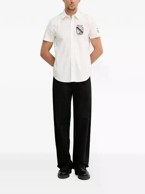 AERONAUTICA MILITARE Logo-patch Short-sleeve Shirt