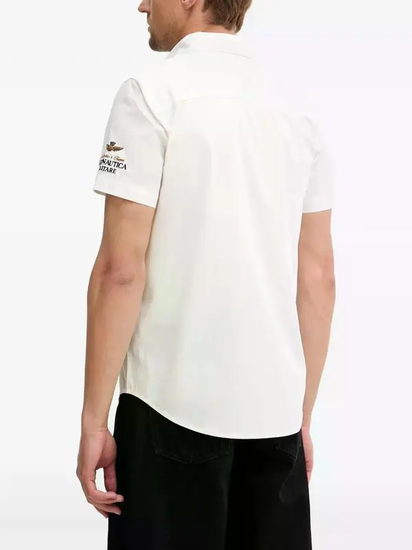 AERONAUTICA MILITARE Logo-patch Short-sleeve Shirt