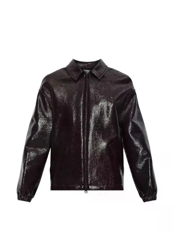 COURREGES Vinyl Bomber Jacket