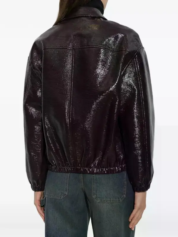 COURREGES Vinyl Bomber Jacket