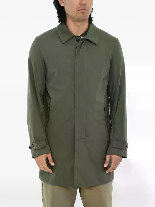Woolrich Concealed-closure Single-breasted Coat