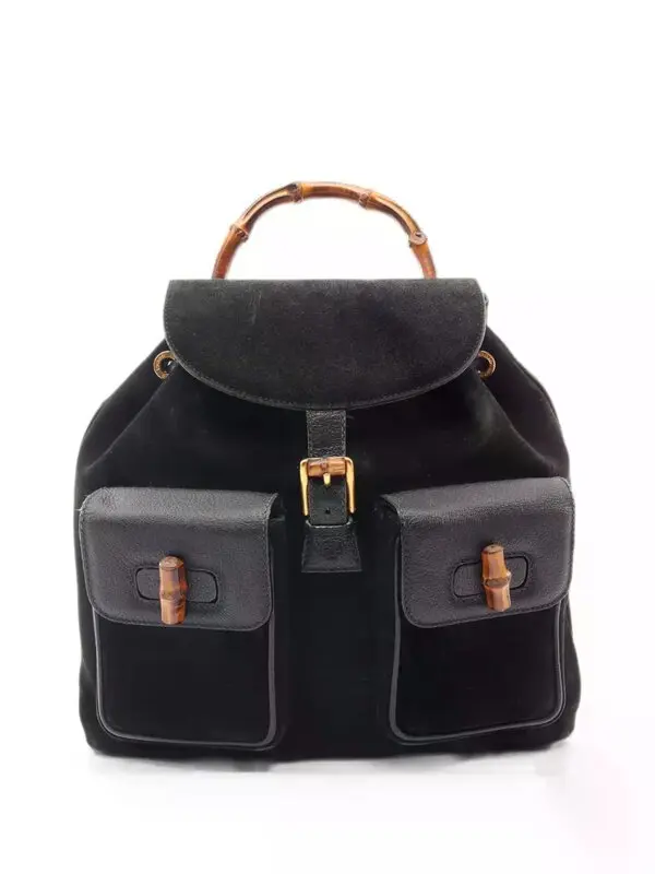 Gucci 2000s Bamboo Backpack