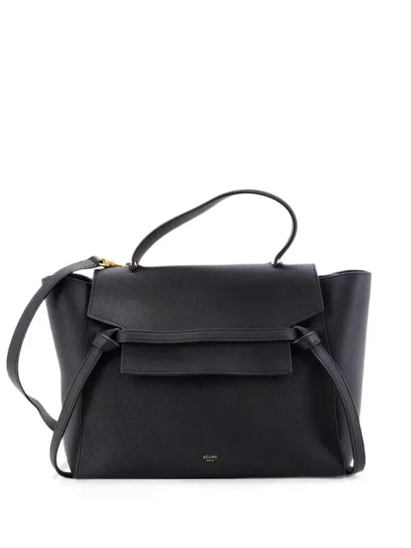 Celine Belt Bag Textured Leather Mini Shoulder Bag