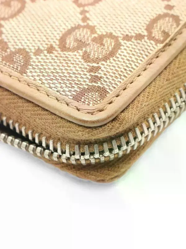 Gucci 2010s Gg Supreme Zip-around Wallet
