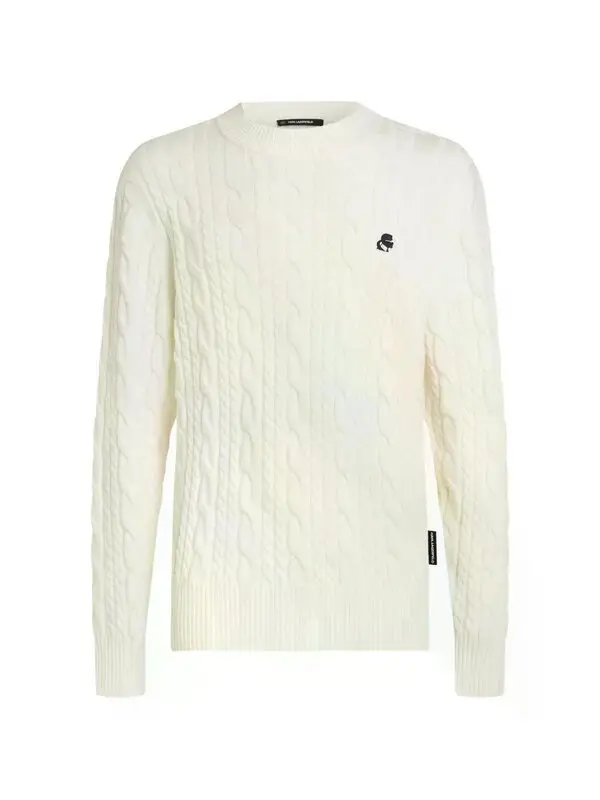 Karl Lagerfeld Kameo Cable-knit Sweater