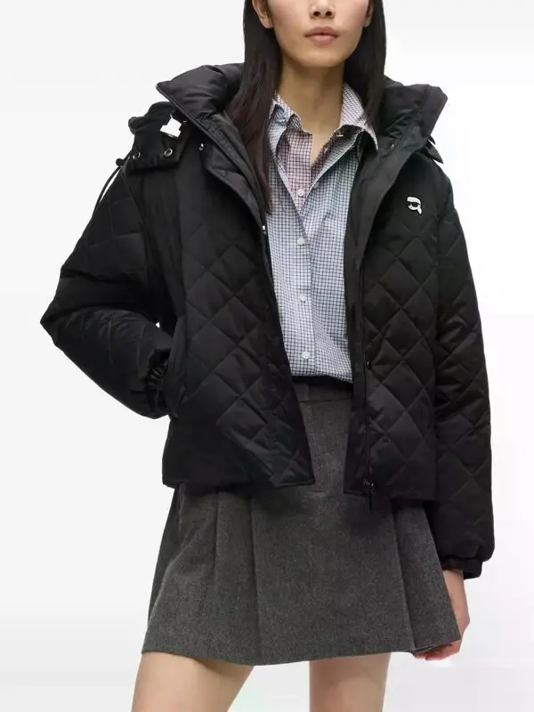 Karl Lagerfeld Ikon Quilted Puffer Jacket
